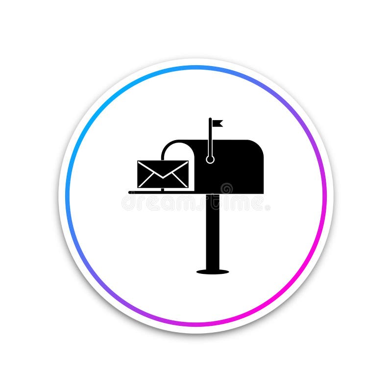 Open Envelope Circle Icon Stock Illustrations – 1,447 Open Envelope ...