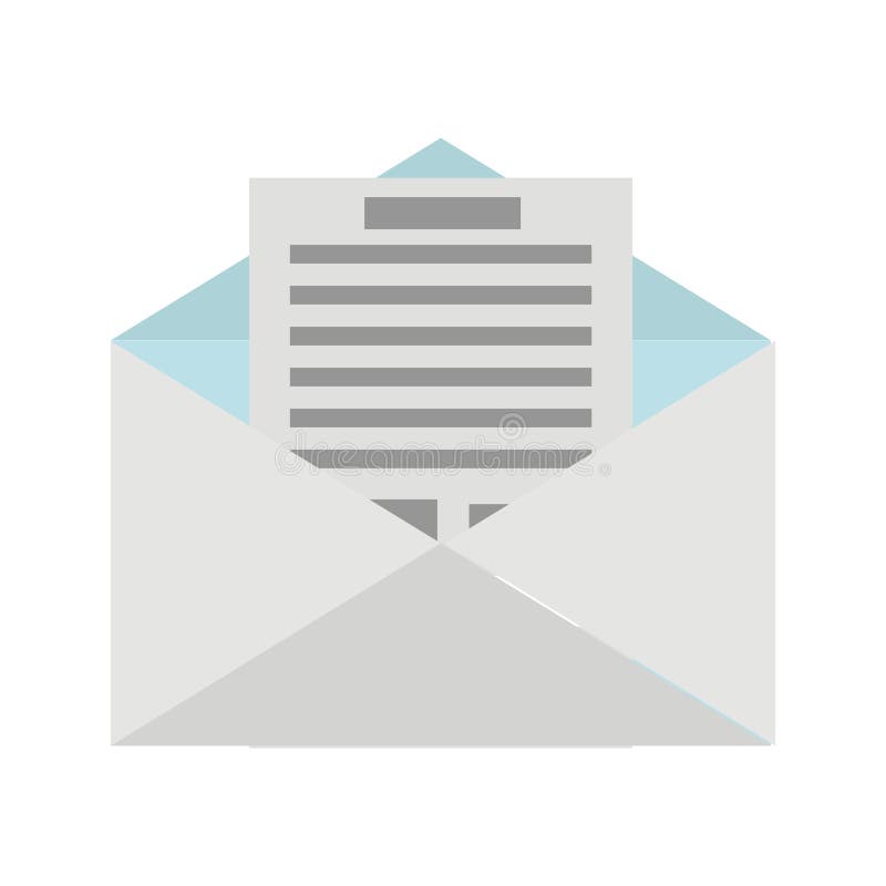 Open mail icon stock illustration. Illustration of email - 80133964