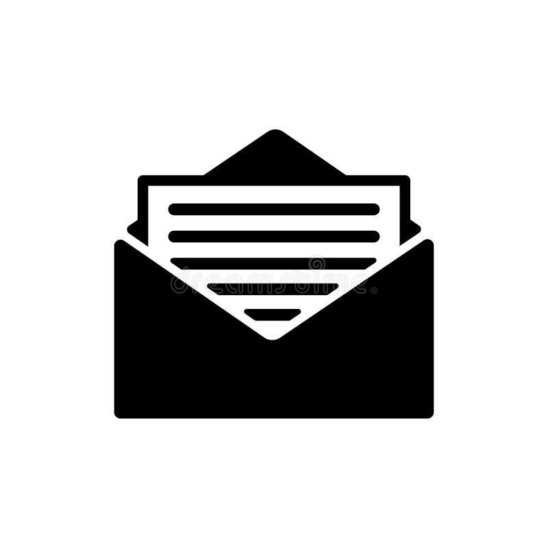 Open Mail Icon. One of Set Web Icons Stock Vector - Illustration of ...