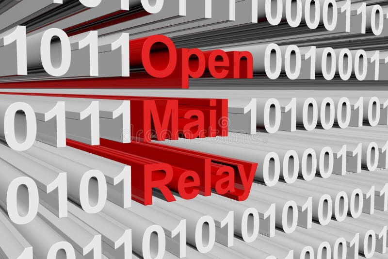 Open mail relay stock illustration. Illustration of online - 90015933