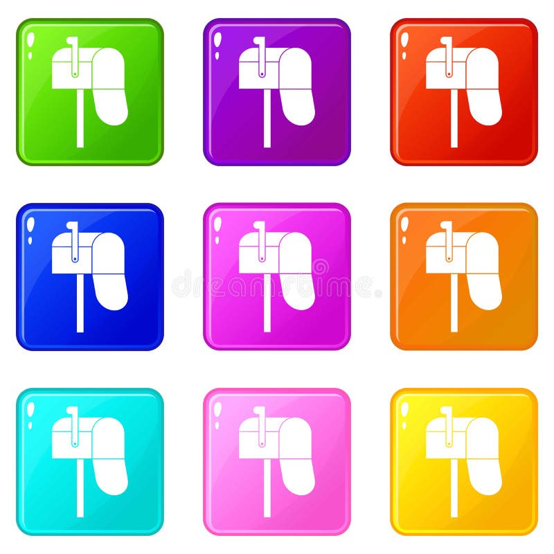 Open Mailbox Icon, Outline Style Stock Vector - Illustration of concept, black: 81984982