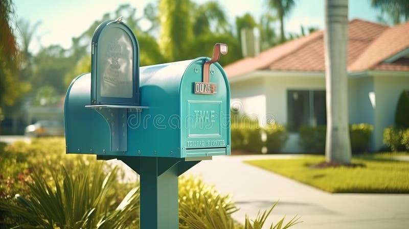Open Mailbox with Letters. Generative AI Stock Illustration ...