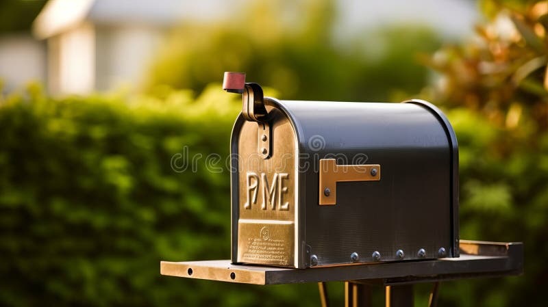 Open Mailbox with Letters. Generative AI Stock Illustration ...