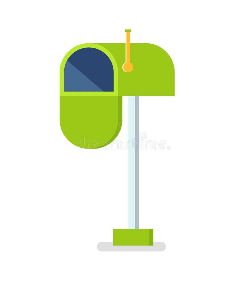 Open Mailbox Icon, Outline Style Stock Vector - Illustration of concept ...