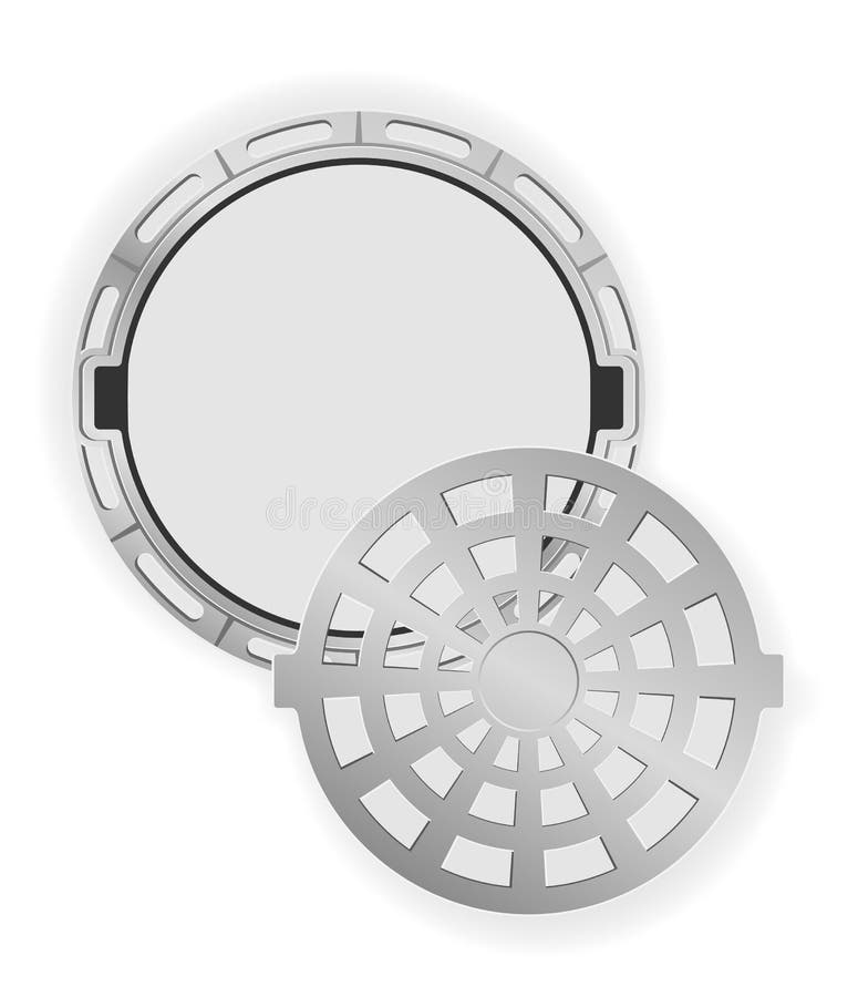 Open Manhole Vector Illustration Stock Illustrations – 259 Open Manhole ...