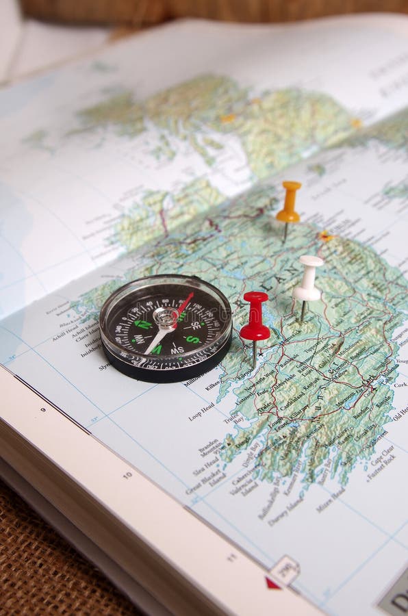 Open map stock photo. Image of earth, city, paper, macro - 53005686