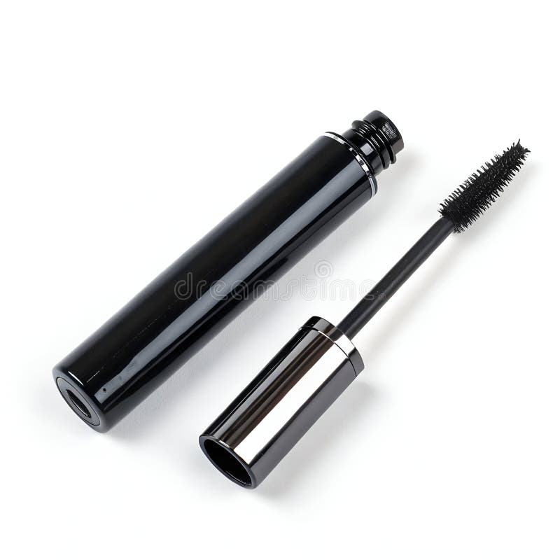 Open Mascara stock illustration. Illustration of cosmetic - 356663714