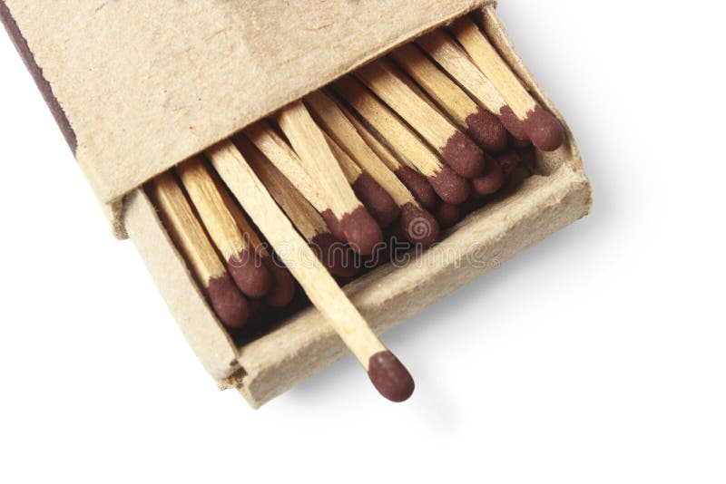 Open matchbox stock image. Image of equipment, matchstick - 37085427