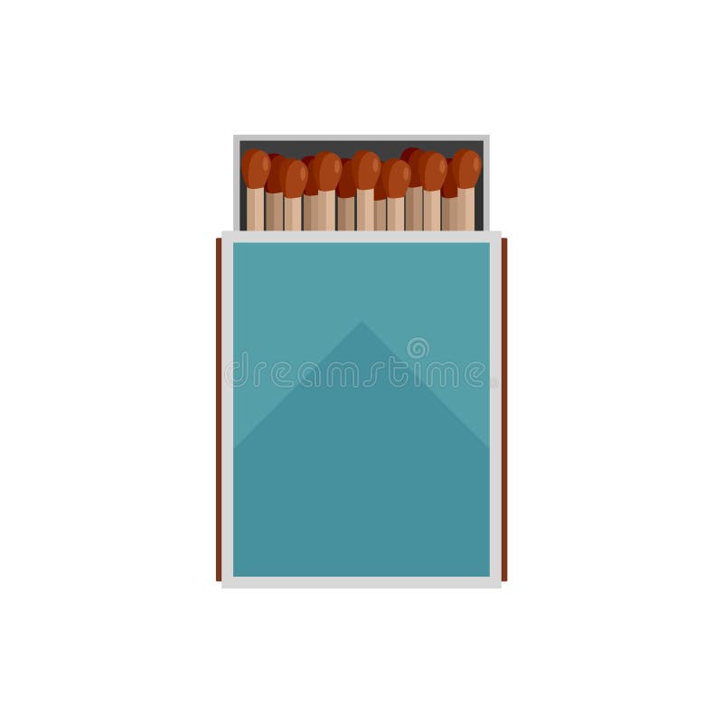 Open Matchbox Mockup, Realistic Style Stock Vector - Illustration of ...