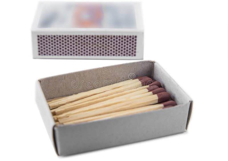 Open box of matches stock image. Image of matchstick - 30510787