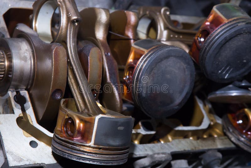 Open metal petrol engine stock photo. Image of repairing - 73877480