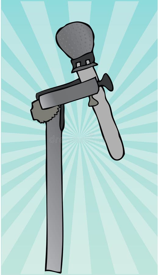 Open Mic stock vector. Illustration of show, perform, songwriter - 5229185