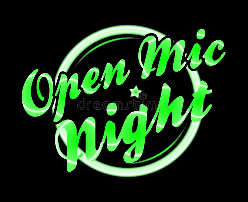 Open Mic Stock Illustrations – 2,314 Open Mic Stock Illustrations ...