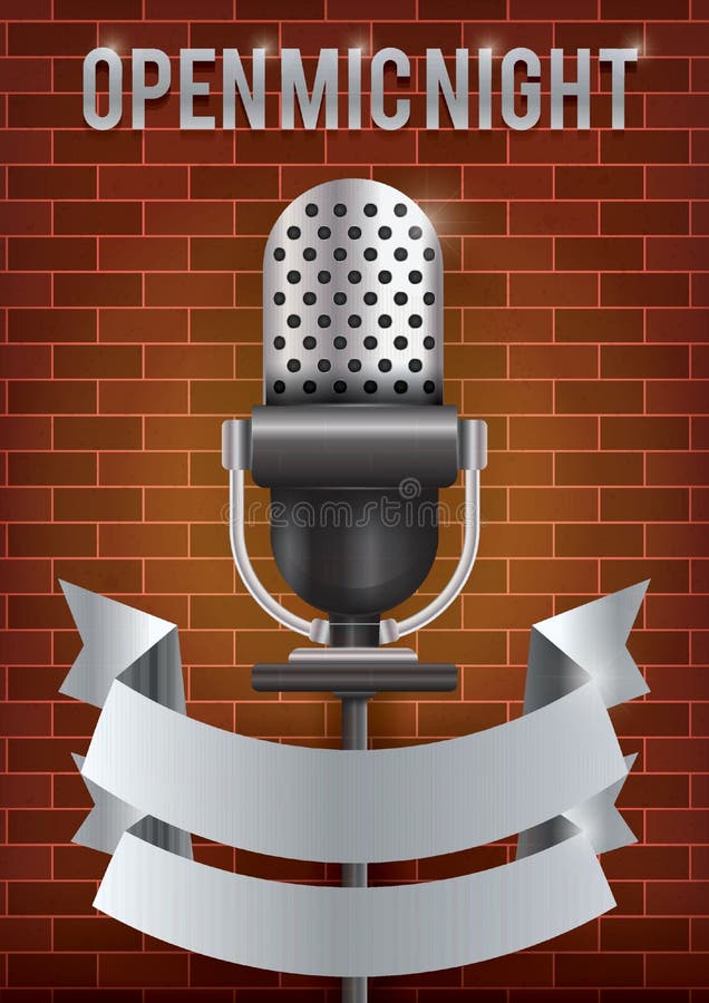 Open Mics Stock Illustrations – 8 Open Mics Stock Illustrations ...