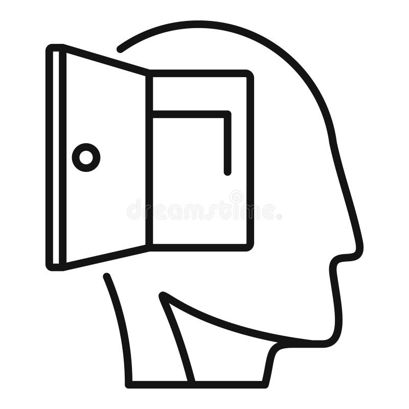 Open Mind Concept Vector Illustration Stock Illustration - Illustration ...