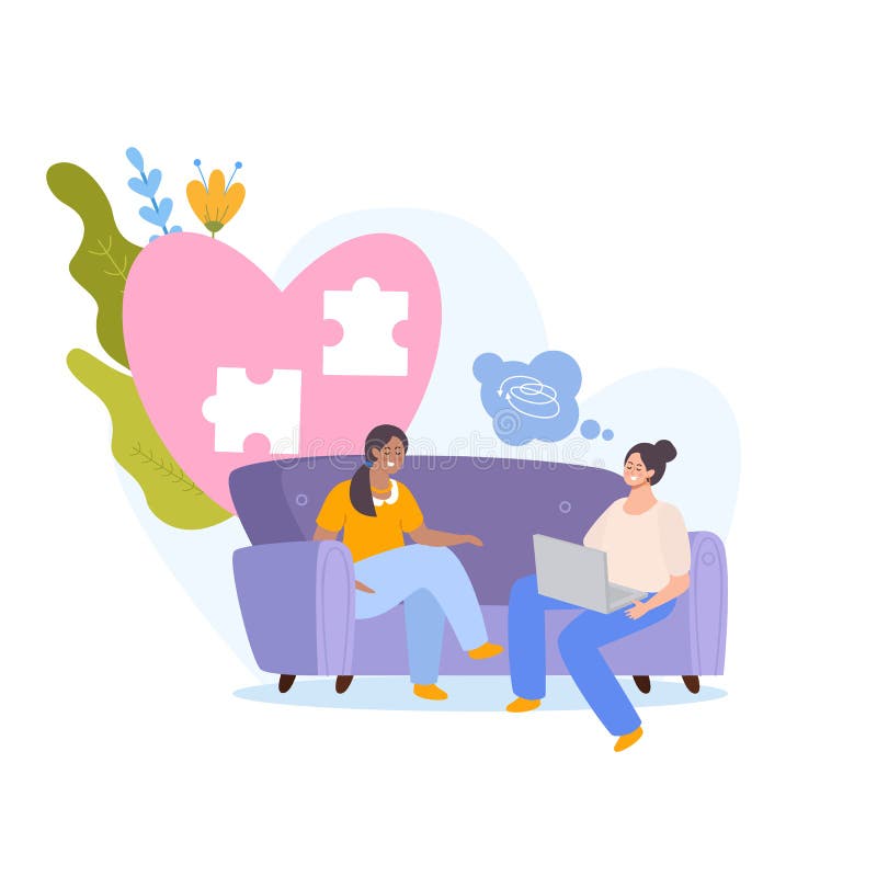 Open Mind Psychotherapy Illustration Stock Vector - Illustration of ...