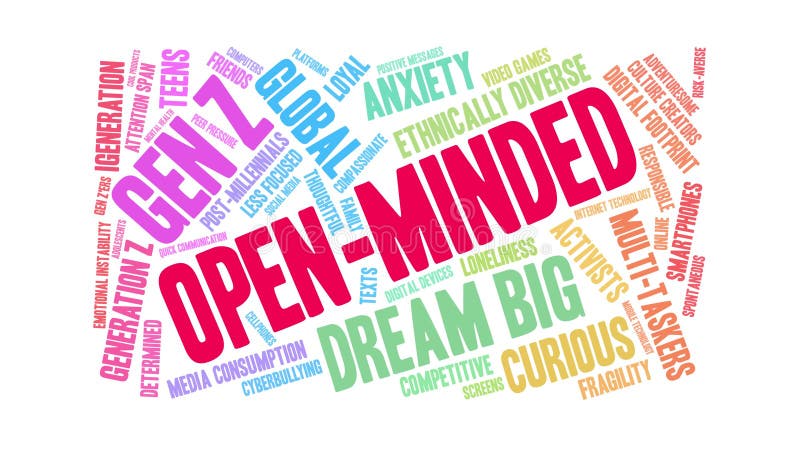 Open-Minded Animated Word Cloud Stock Video - Video of consumption ...