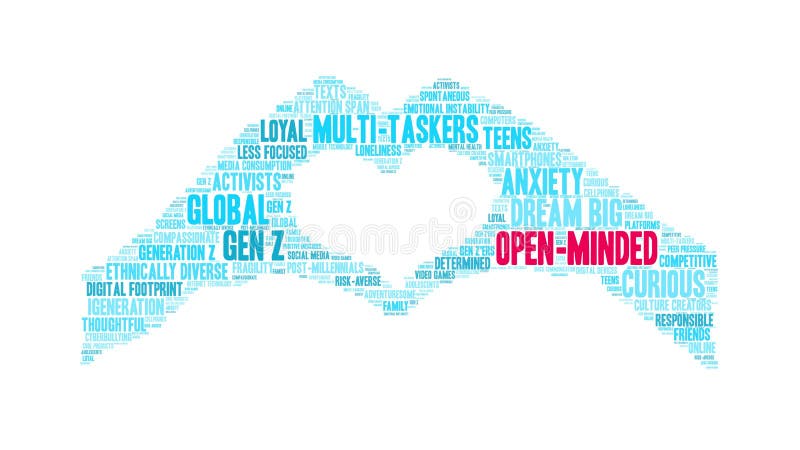 Open-Minded Animated Word Cloud Stock Video - Video of digital ...
