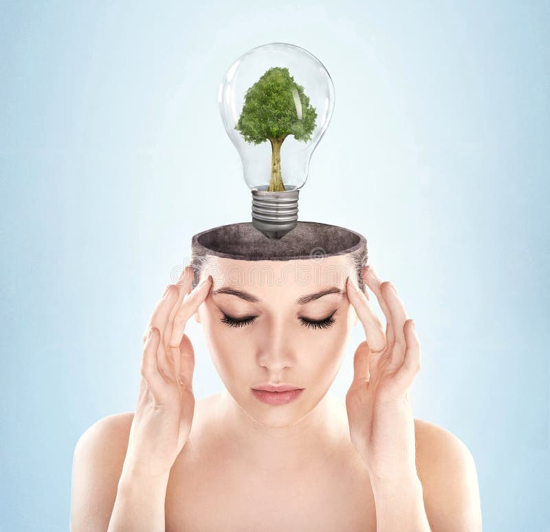 Open minded woman stock photo. Image of empty, power - 17343748