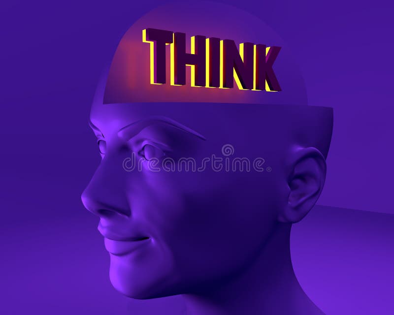 Open minded woman stock illustration. Illustration of disorder - 206100319