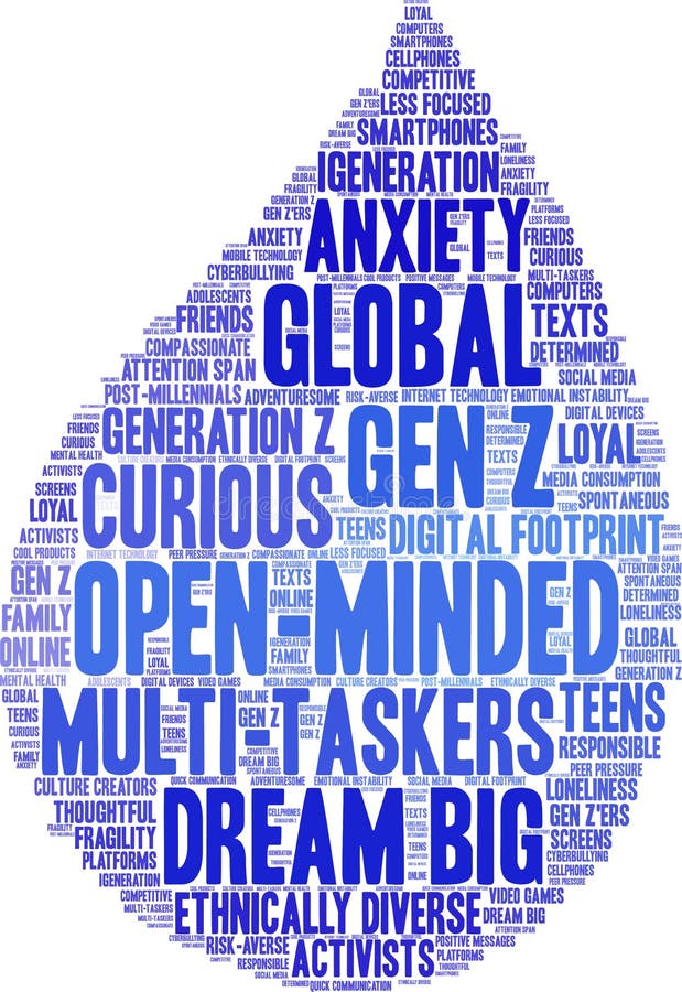 Open-Minded Word Cloud stock vector. Illustration of cellphones - 150716365