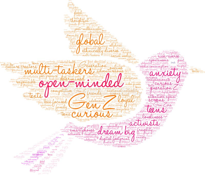 Open-Minded Word Cloud stock vector. Illustration of ethnically - 150717163