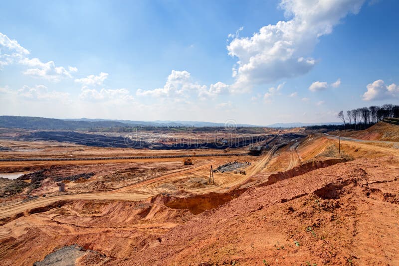 Open mining pit stock photo. Image of environmental, heavy - 41952904