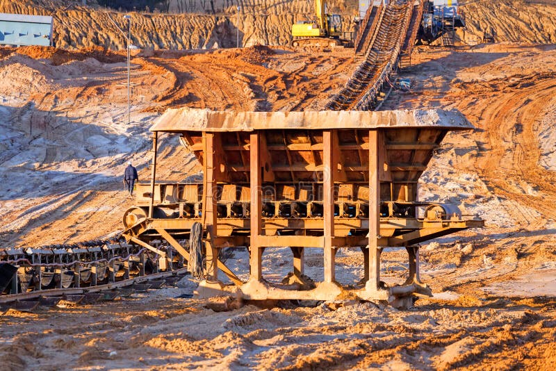 Open mining pit stock image. Image of land, gold, cast - 42047187