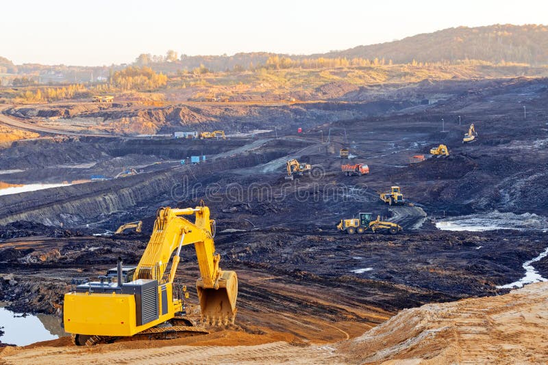 Open mining pit stock photo. Image of environmental, heavy - 41952904