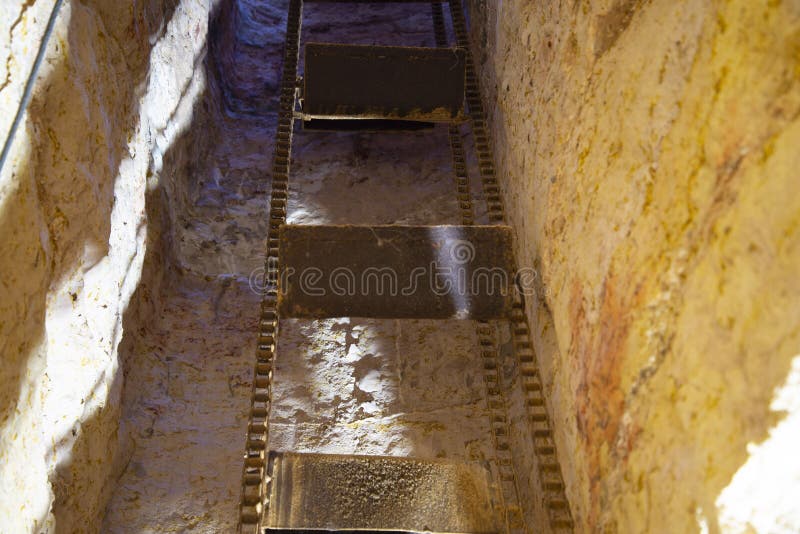 Open Mining Shaft stock image. Image of coober, fence - 256190067