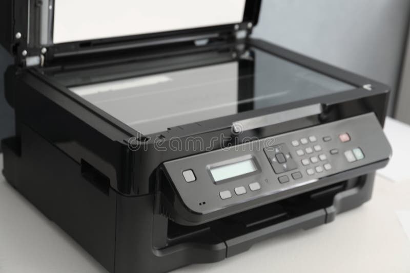Printer panel stock image. Image of display, computer - 12181735