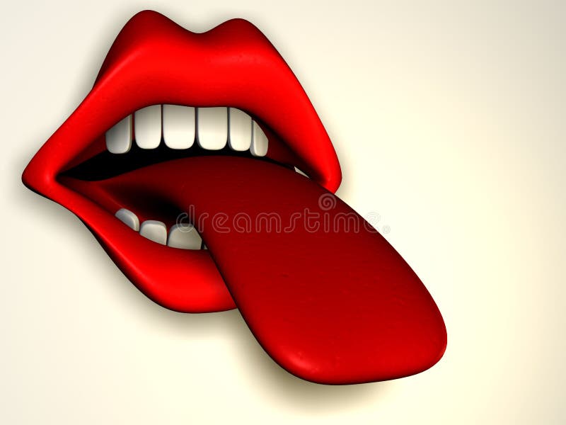 Open mond stock illustratie. Illustration of karikatuur - 3492838