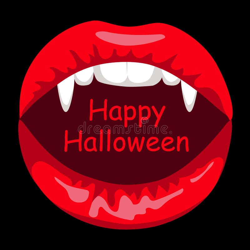 Mouth Open Vampire Woman Stock Illustrations – 199 Mouth Open Vampire ...