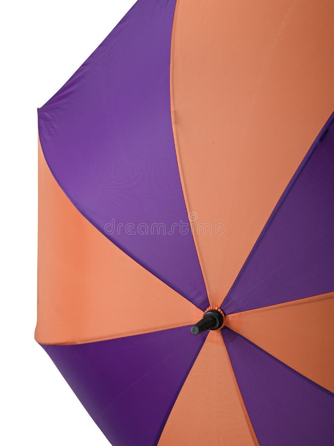 Open Multi-colored Umbrella Stock Photo - Image of accessory, grey ...