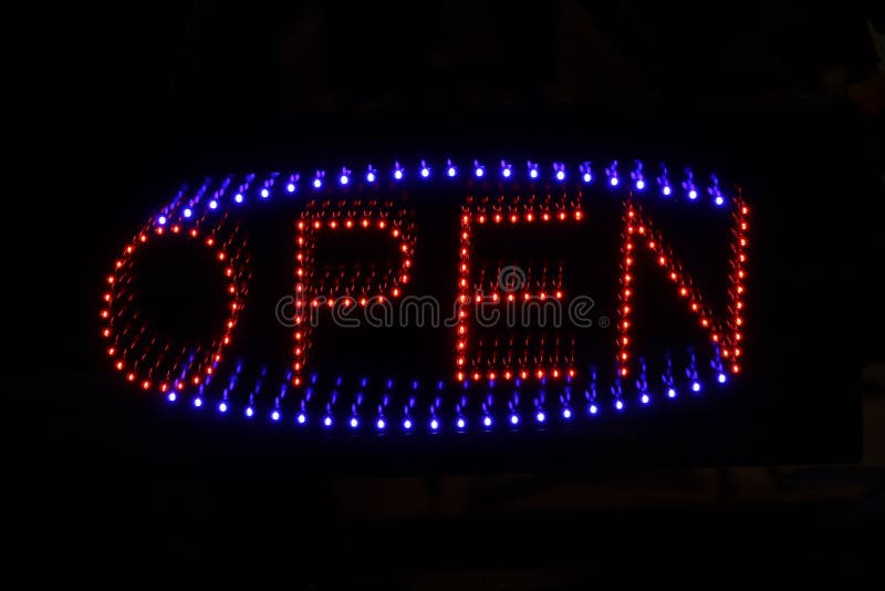106 Neon Open Sign Vector Stock Photos - Free & Royalty-Free Stock ...
