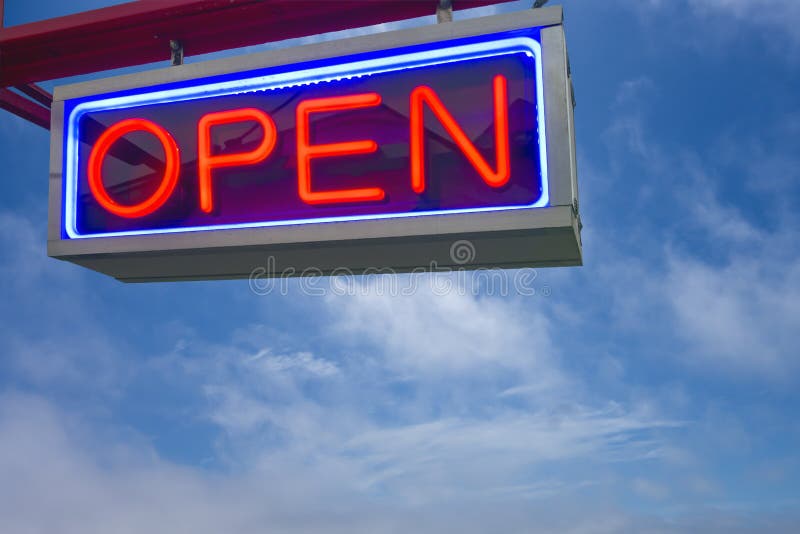 Open Sign. Picture Image: 5129951