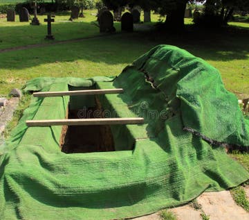 Open new grave stock photo. Image of loss, graves, empty - 14397814
