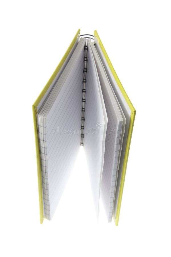 Open Note Book stock photo. Image of isolated, agenda - 5133752