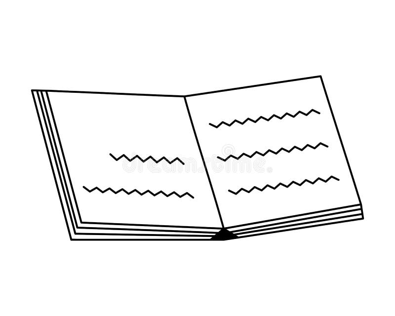 Open Note Book with Lettering Sheets, Notepad for Notes in Doodle Style ...