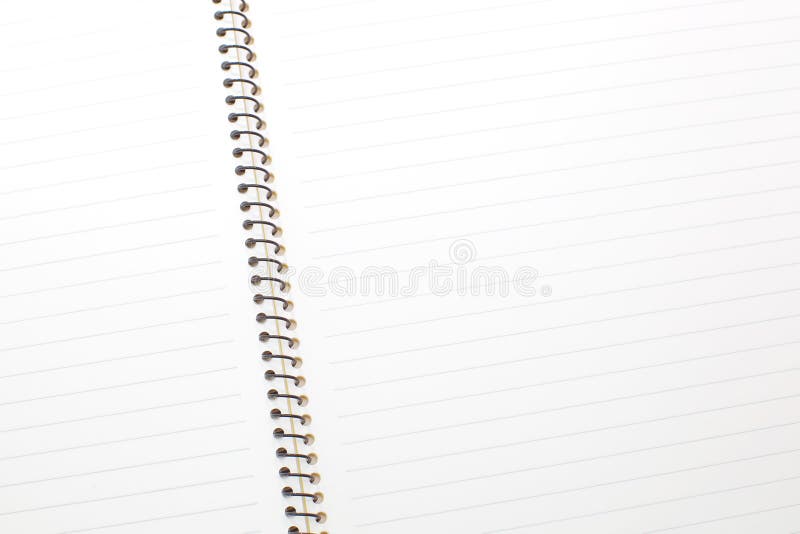 Open note book stock image. Image of stationary, paper - 35640489