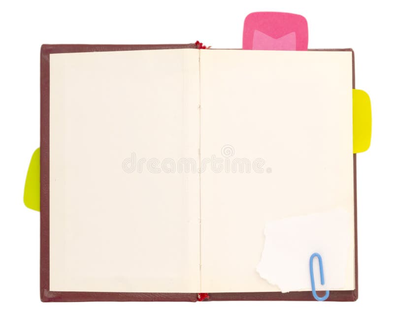 Open notebook stock image. Image of plan, list, paper - 18863349