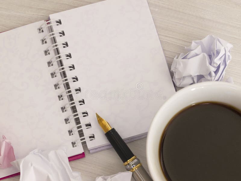 Open notebook stock photo. Image of diary, horizontal - 23630224