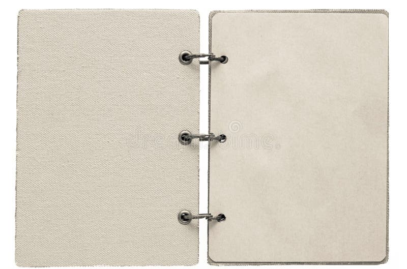 Open Notebook of Beige Color Stock Image - Image of book, abstract ...