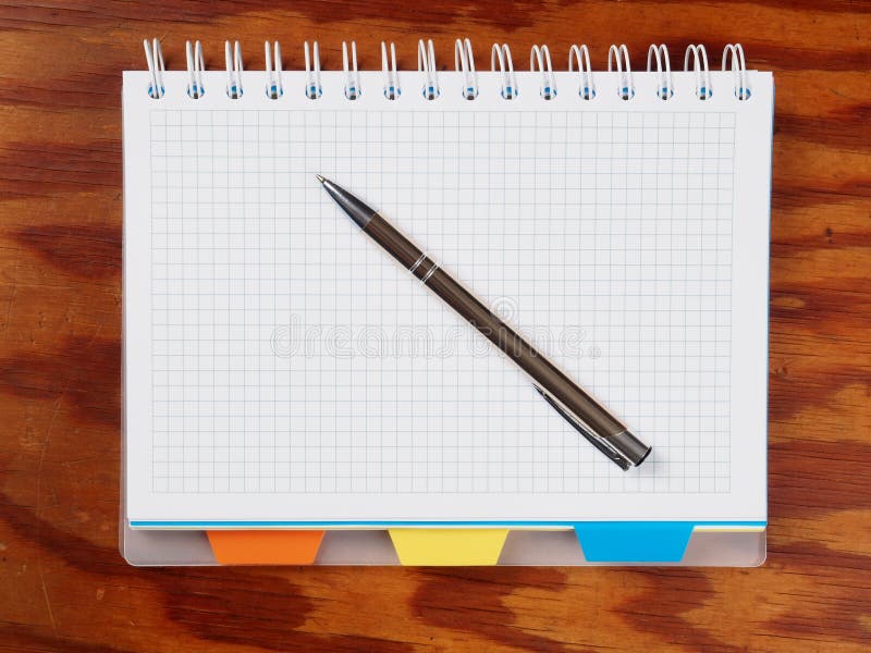 Spiral Notebook stock image. Image of notepad, open, blank - 34266341