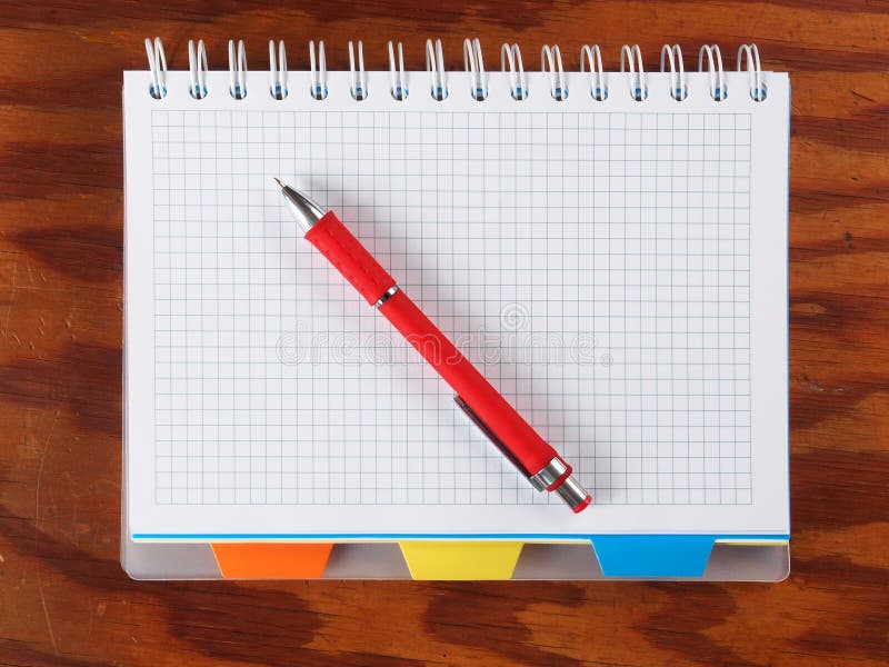 Spiral Notebook stock image. Image of notepad, open, blank - 34266341