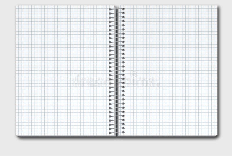 Open Notebook in Box stock vector. Illustration of document - 42423601