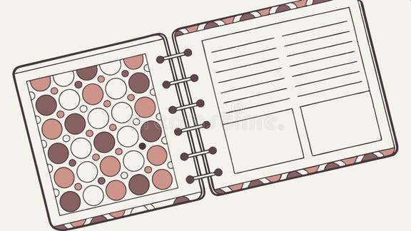 Open Notebook with Checkbox Design, Organization and Planning Tool ...