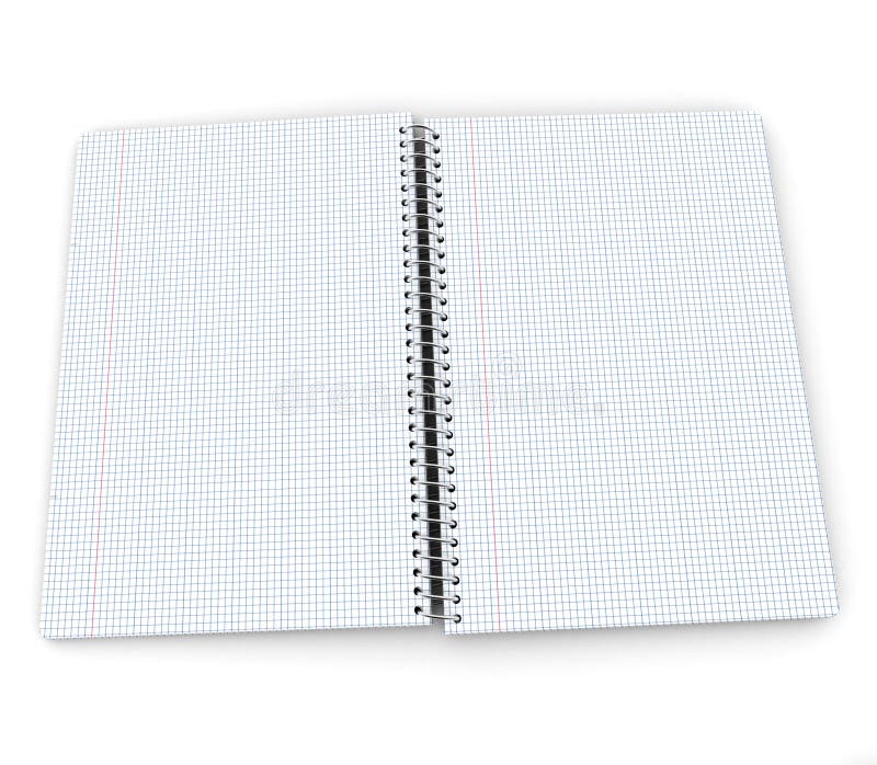 Open notebook stock illustration. Illustration of mathematics - 63389837