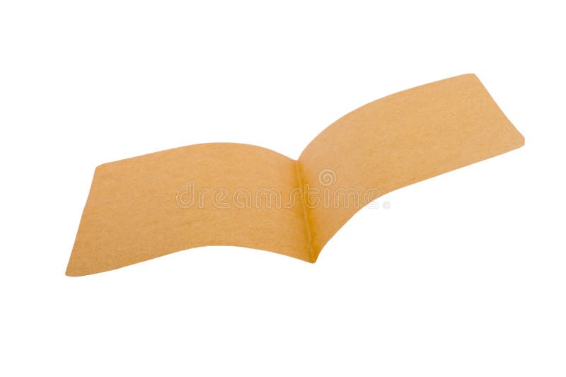 Open Notebook Empty Pages. Note Paper Isolated on White Background ...