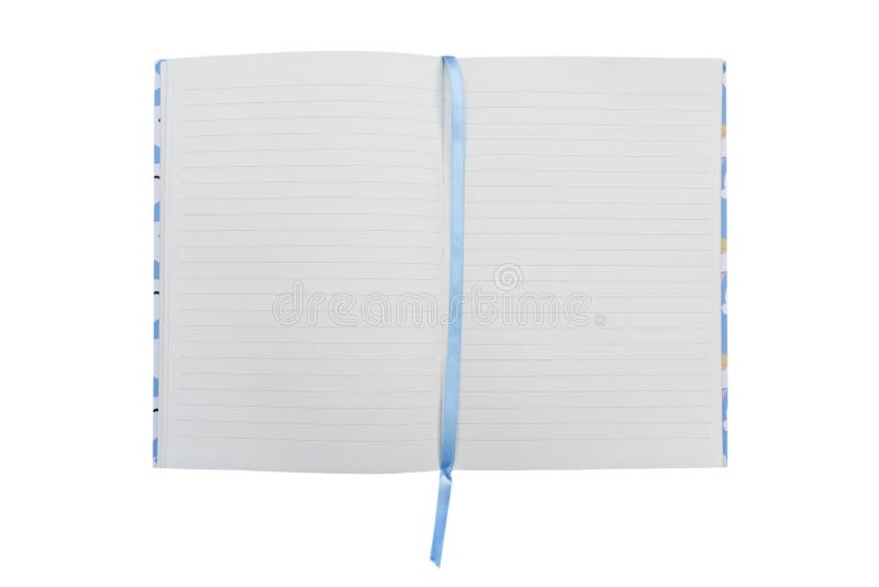 The Pages of a Lined Notebook Stock Image - Image of object, lined ...